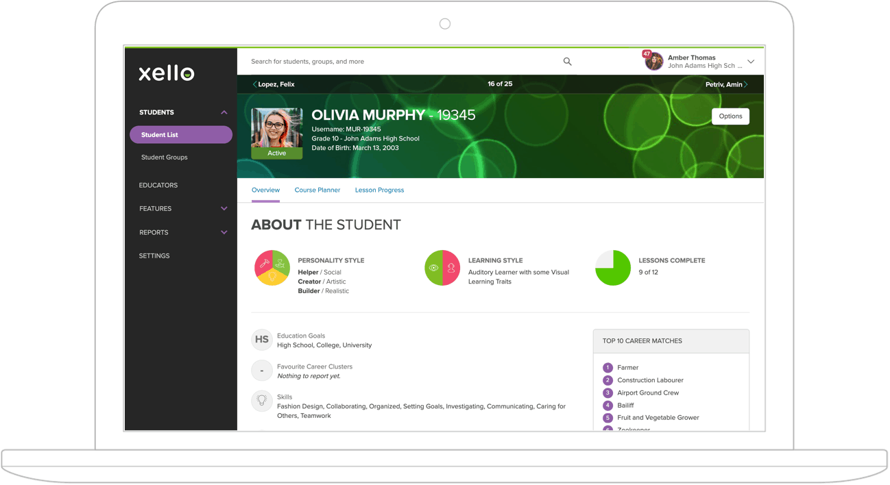 EDUCATOR TOOLS | Xello